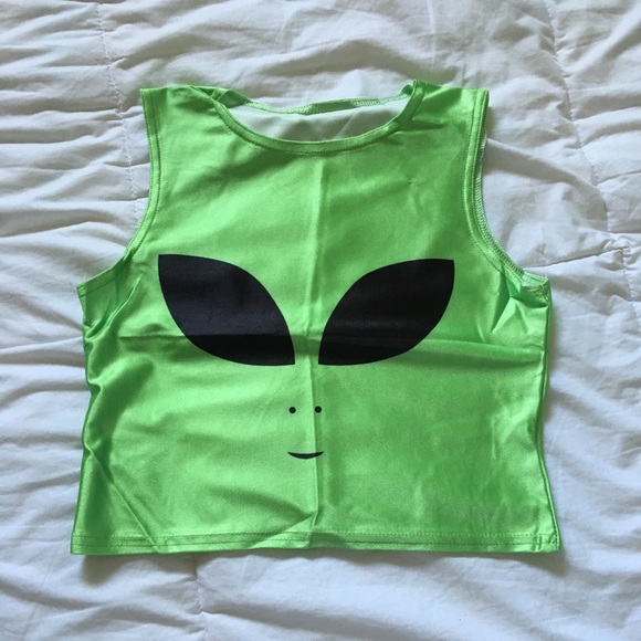 Tops | Alien Crop Top | Poshmark